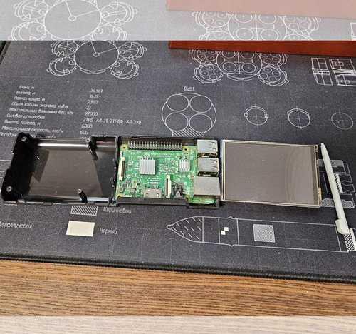 Комплект Raspberry Pi 3 B 1.2 1Gb + 3,5 inch displ