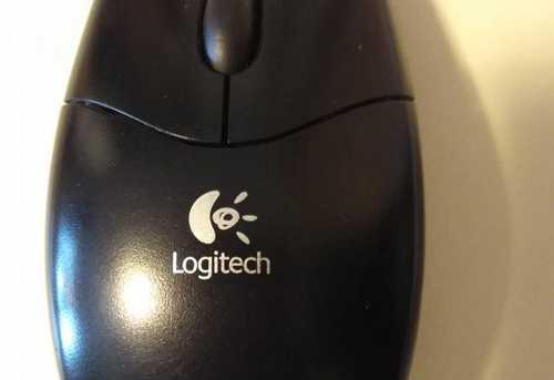 Мышь Logitech M90, оптическая, проводная, USB