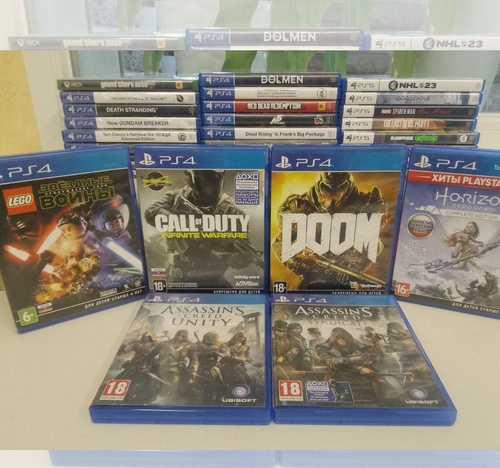 PS4 Doom/ Call of Duty/ Assassin's/ Horizon/ Lego