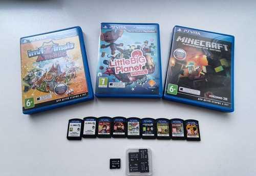 Minecraft, Lego, Fifa, мк - PS vita