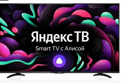 Новый 55" телевизор 4К, Яндекс TV, на гарантии