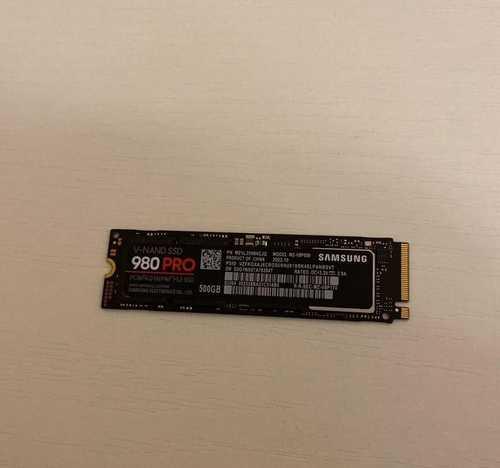 Жесткий диск ssd м2 Samsung 980Pro 500 gb