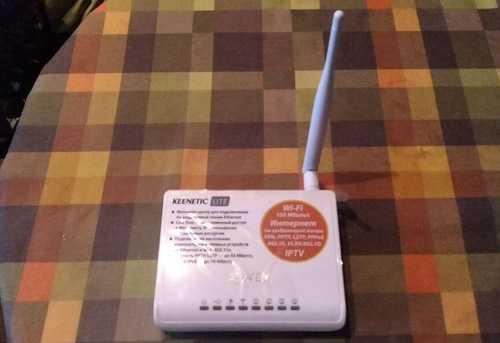 Wifi роутер 100 Мбит/с zyxel Keenetic Lite