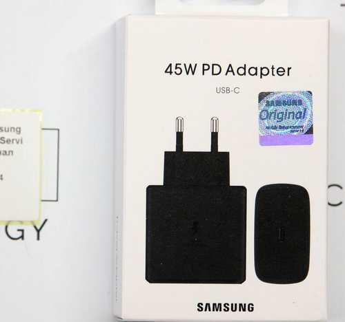 Сетевой адаптер Samsung 45W USB - C (Черный) Service Pack 100% OR