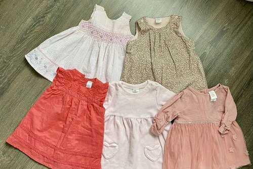 Платье Hm детское +прорезыватель Roxy kids