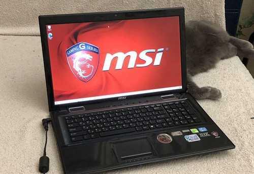 Игровой ноутбук MSI 17.3, i5, GTX