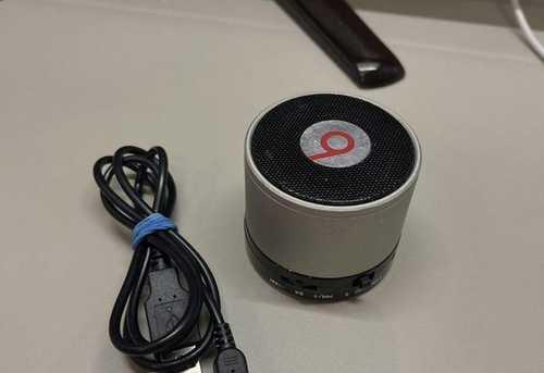 Колонка beats box серая с Bluetooth с зарядкой