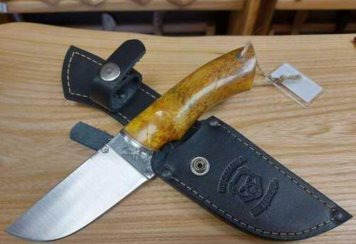 Нож "Медведь Премиум" Х12Мф, карельская берёза