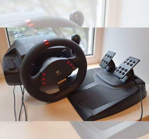 Игровой руль logitech momo racing