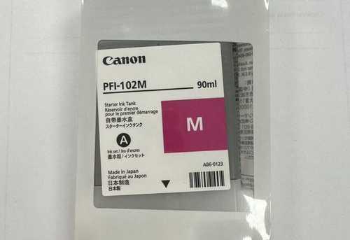 Картридж струйный Canon PFI-102M