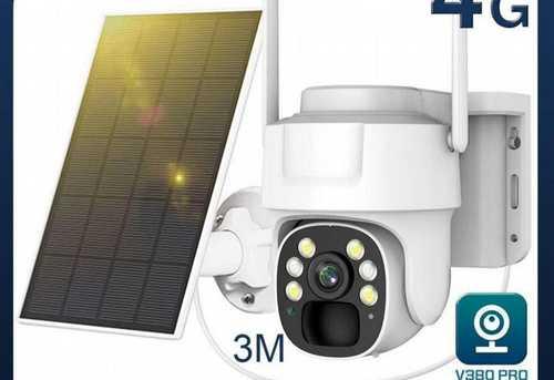 4G камера видеонаблюдения с солнечной батареей