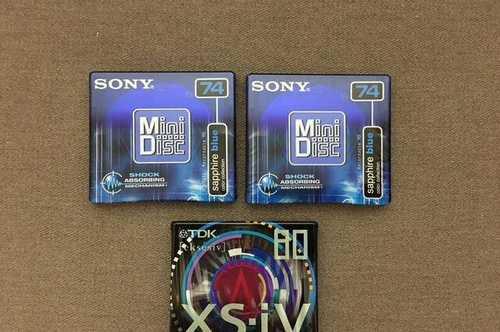 Минидиски Sony и TDK
