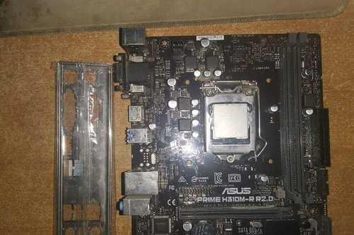 Процессор Intel i5 9400f + 8GB + asus H310M-R2.0