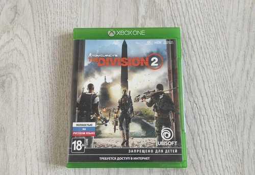 Диск с игрой tom Clancy's the division 2 xbox one