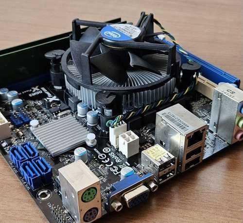 Комплект для пк AsRock H61M-VG3 1155 Core i3 озу 4