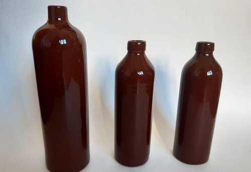 Керамические бутылки интерьерные вазы для сухоцвет