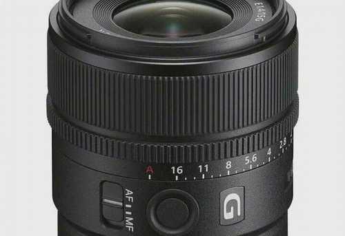 Sony E 15mm f/1.4G (SEL15F14G) новый, обмен