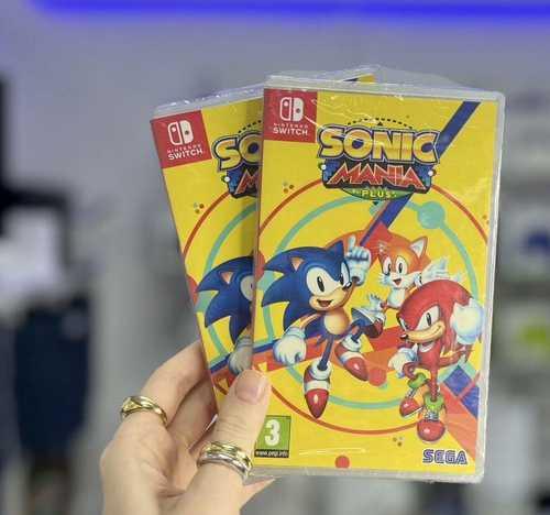 Sonic Mania Plus Nintendo Switch новый картридж