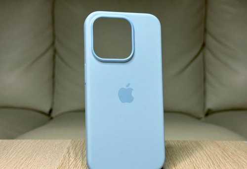 iPhone 15 Pro. Силиконовый чехол "Светло-голубой"
