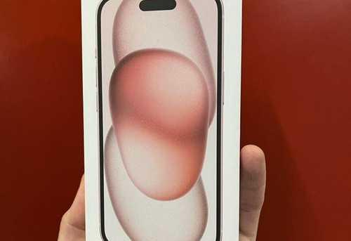 iPhone 15 128гб розовый (sim+esim)