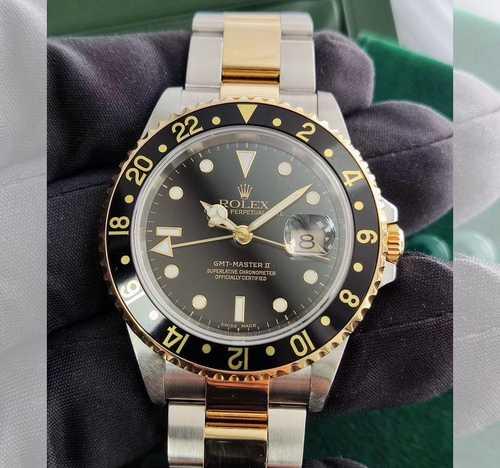 Швейцарские часы Rolex GMT Master II 16713