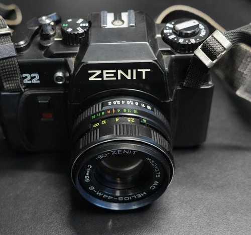 Фотоаппарат Zenit 122   вспышка Unomat b24 auto