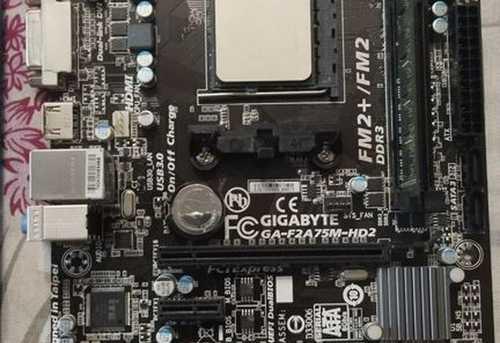 Процессор Athlon X4 760K + мат плата