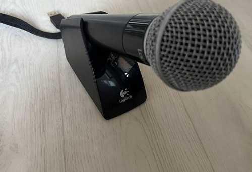 Микрофон для караоке беспроводной + USB Logitech