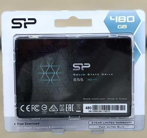 480Gb SSD silicon power S55 2.5* (новый)