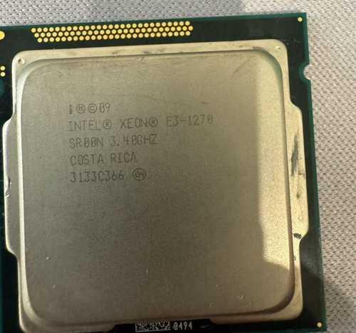 Процессор Xeon E3 1270