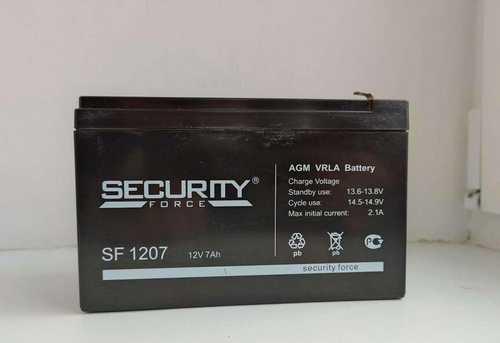 Аккумулятор 12V 7Ah Security force