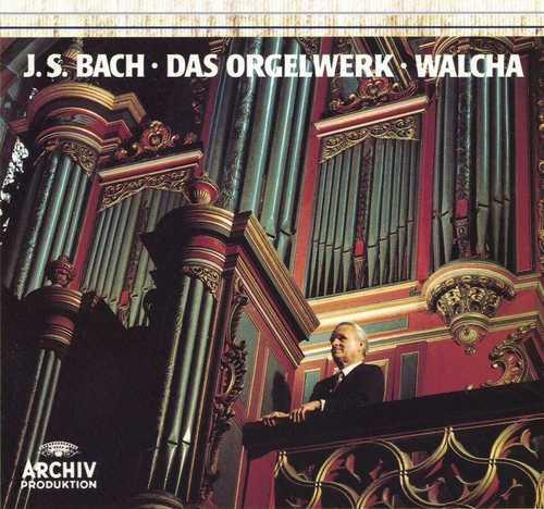 Helmut Walcha Bach 12 CD. Бах. орган. Вальха