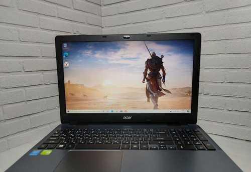 Игровой ноутбук Acer SSD/8gb/2видеокарты