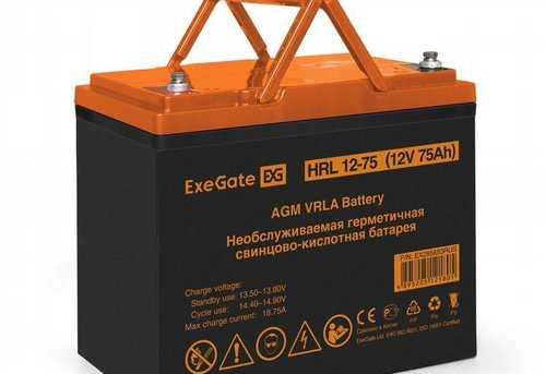 Аккумуляторная батарея ExeGate HRL 12-75 (12V 75Ah