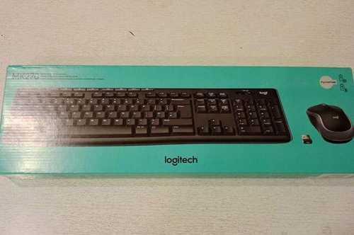 Беспроводная клавиатура и мышь logitech