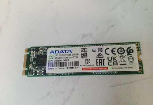 Ssd m2 накопитель Adata 240Gb