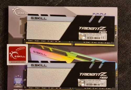 G.Skill trident Z Neo RGB (F4-3200C14D-32gtzn)