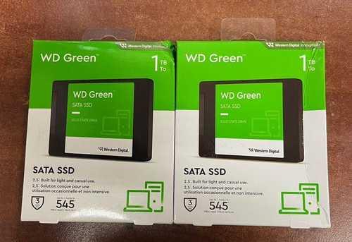 SSD диск WD Green 1Tb 2.5 SATA WDS100T3G0A