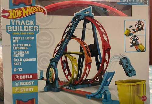 Hot Wheels Конструктор трасс Тройная петля GLC96