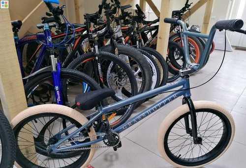 Новый трюковой велосипед Синий