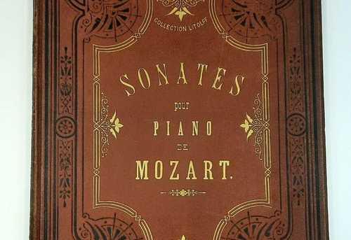 Антикварные ноты Моцарт. Сонаты.Collection Litolff
