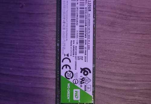 Ssd m2 120gb WD Green с windows 10