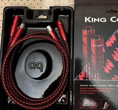 Кабель межблочный Audioquest King Cobra XLR 1м