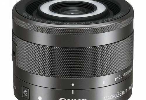 Canon EF-M 28mm f/3.5 Macro IS STM Новый