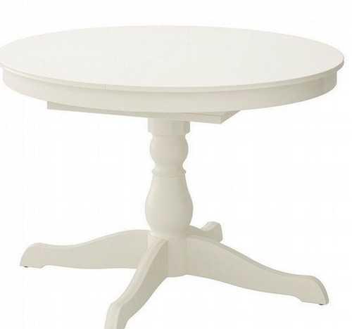 Стол круглый Икеа Ингаторп (IKEA Ingatorp)