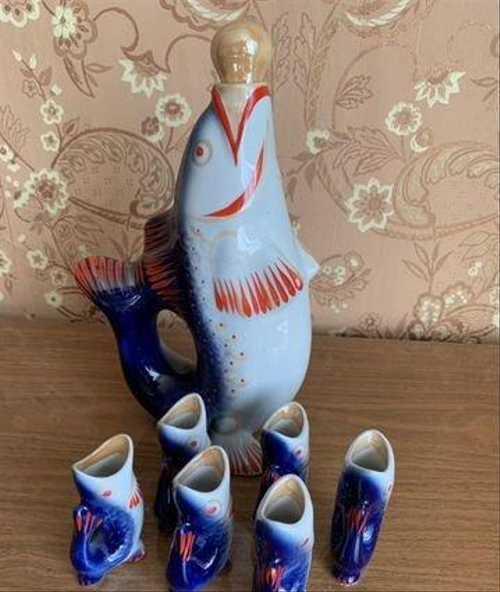 Коньячный набор рыбки
