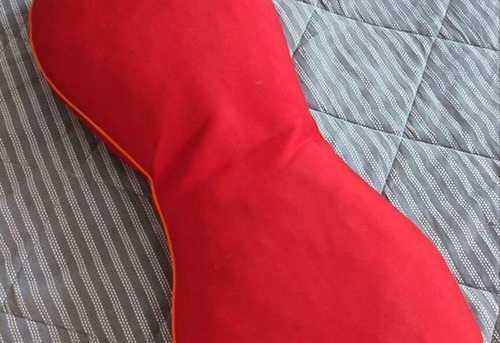 Подушка диванная IKEA красная