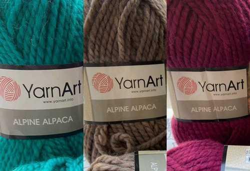 Пряжа Yarnart Alpine Alpaca 3 цвета