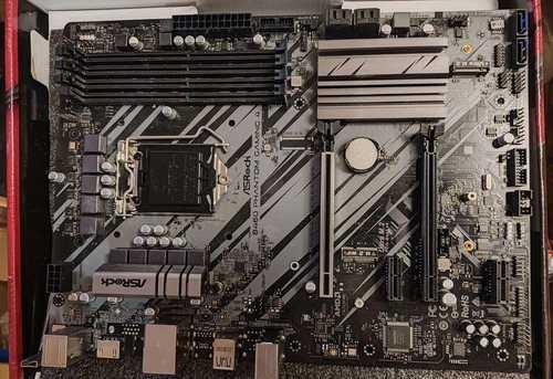 Материнская плата asrock b460 phantom gaming 4