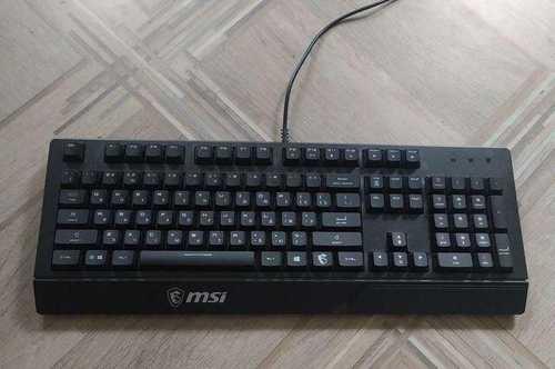 Игровая механическая клавиатура msi vigor gk20